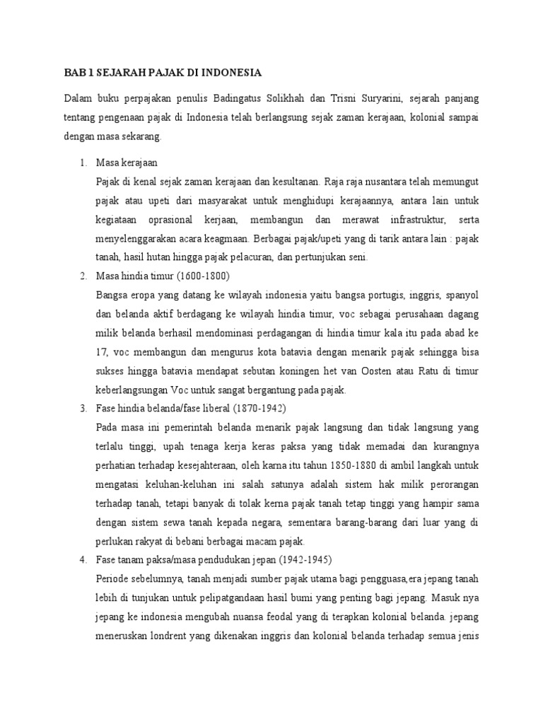 CBR Pajak Bab 1-4 | PDF