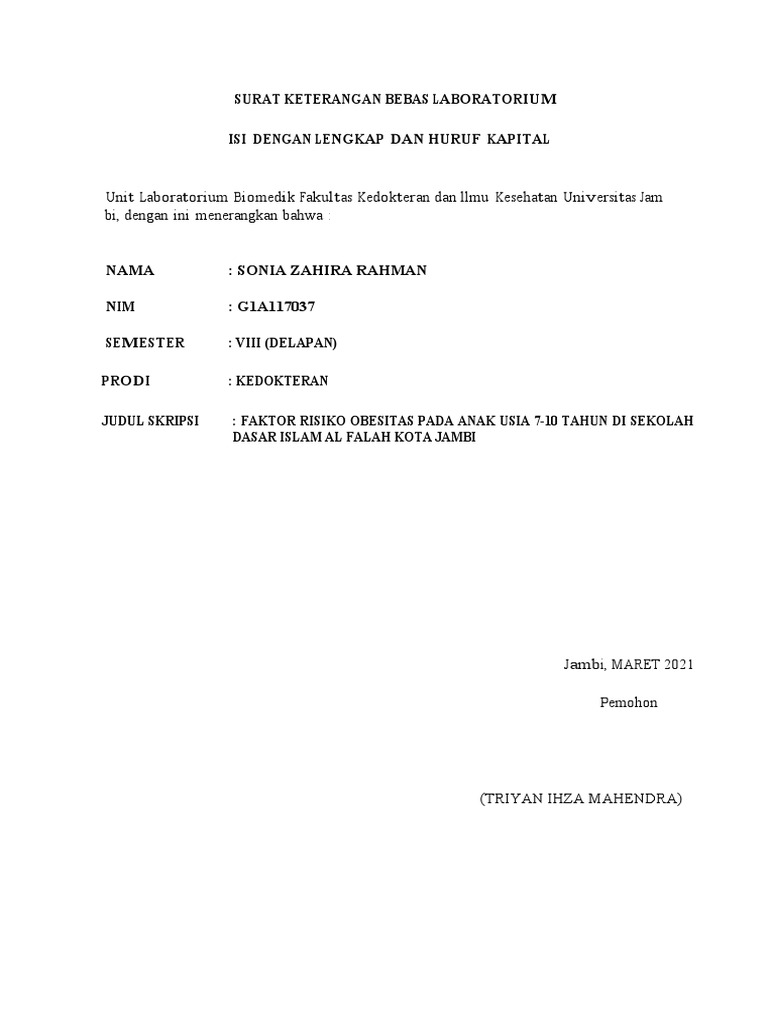 Bebas Labor Sonia | PDF