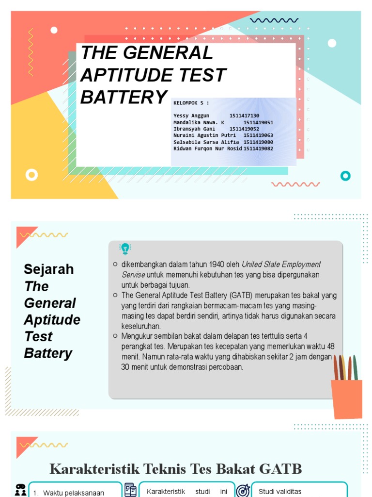 Gatb Test | PDF | Metode & Bahan Ajar