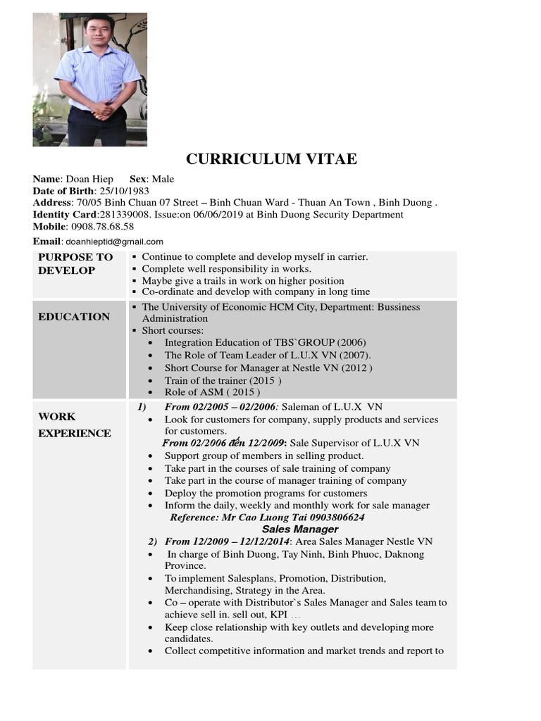 Curriculum Vitae: Purpose To Develop | PDF | Mass Media | Economies