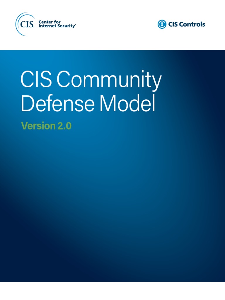 CIS Community Defense Model v2.0 | PDF | Computer Security | Security
