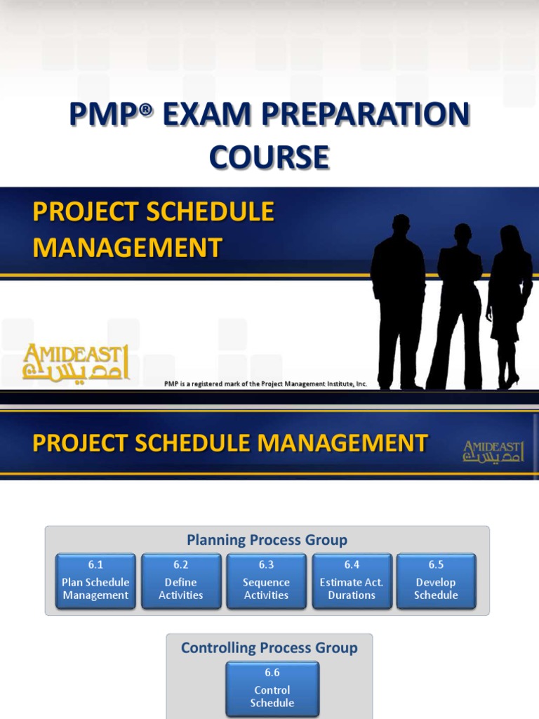 PMP Exam Preparation Course: Project Schedule Management | PDF ...