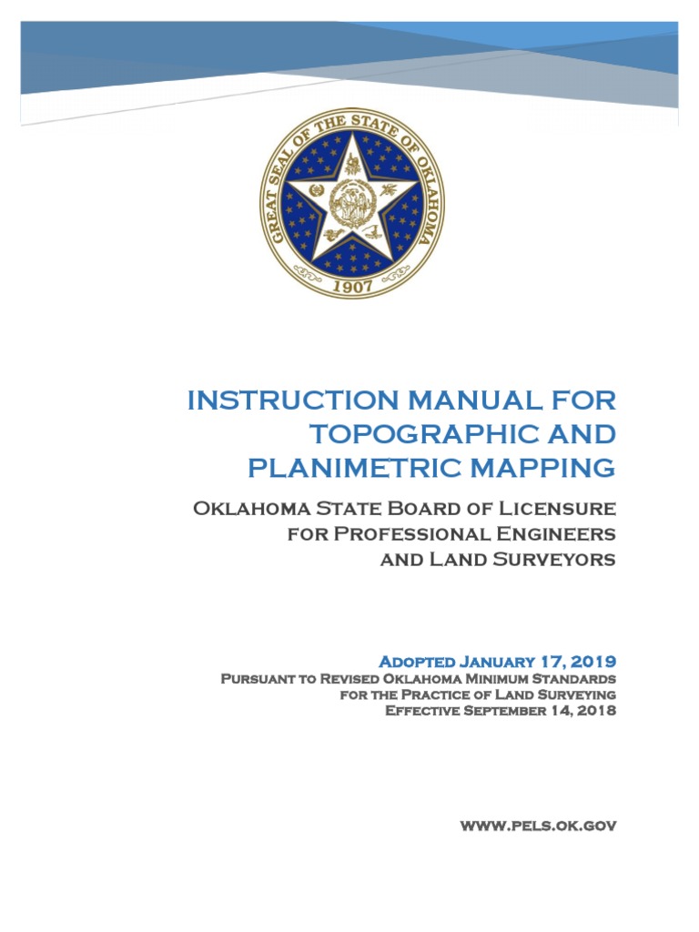 Topographic and Planimetric Mapping Instruction Manual - Feb 2019 ...