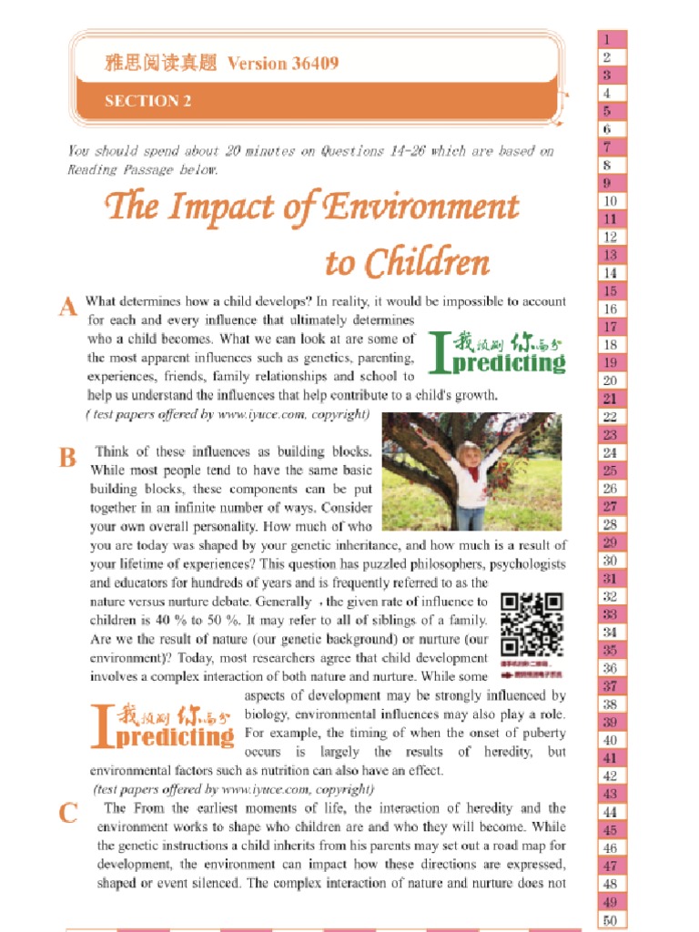 The Impact of Environment To Children | PDF