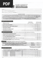 Minimental Adultos | PDF
