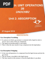 Gas Absorption PDF | PDF | Gases | Solution