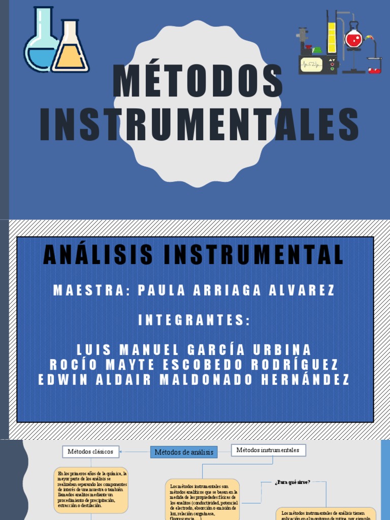 Métodos Instrumentales | PDF | Espectroscopia | Espectro de emisión