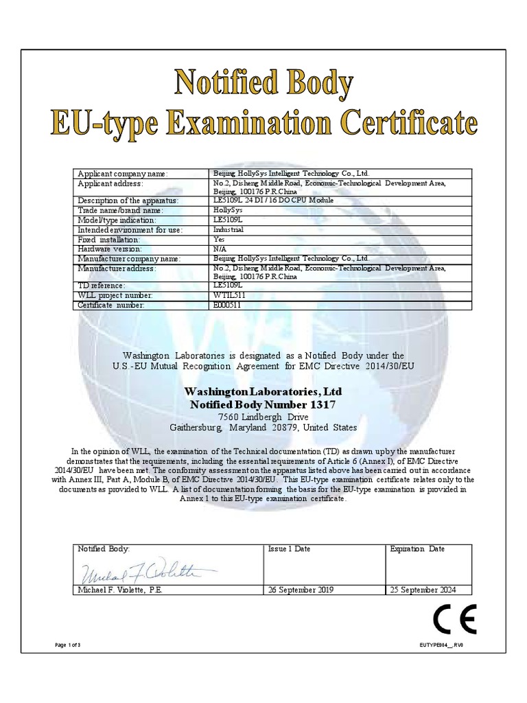 LE Test Certificate | PDF | Business