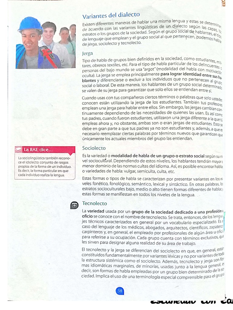 Taller Variantes Del Dialecto | PDF