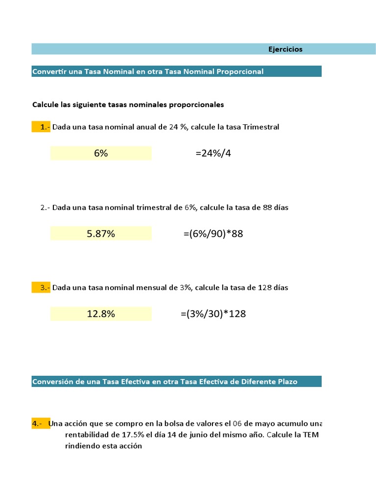Valeria Navarro Inga-Ejer3 Tasas | PDF | Finanzas y dinero