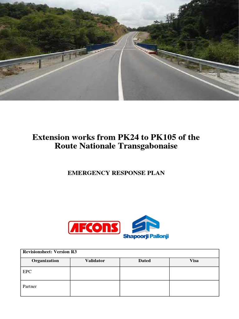 f1. Emergency Response Plan - Englsih | PDF | Emergency | Firefighter