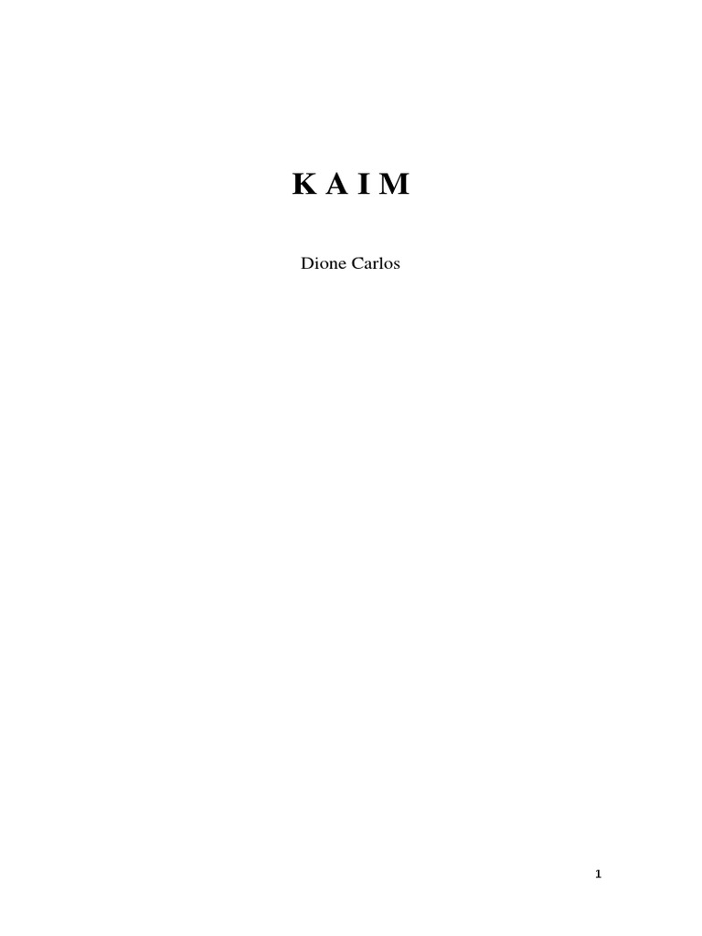 Kaim - CARLOS, Dione | PDF | Lilith | Adão e Eva