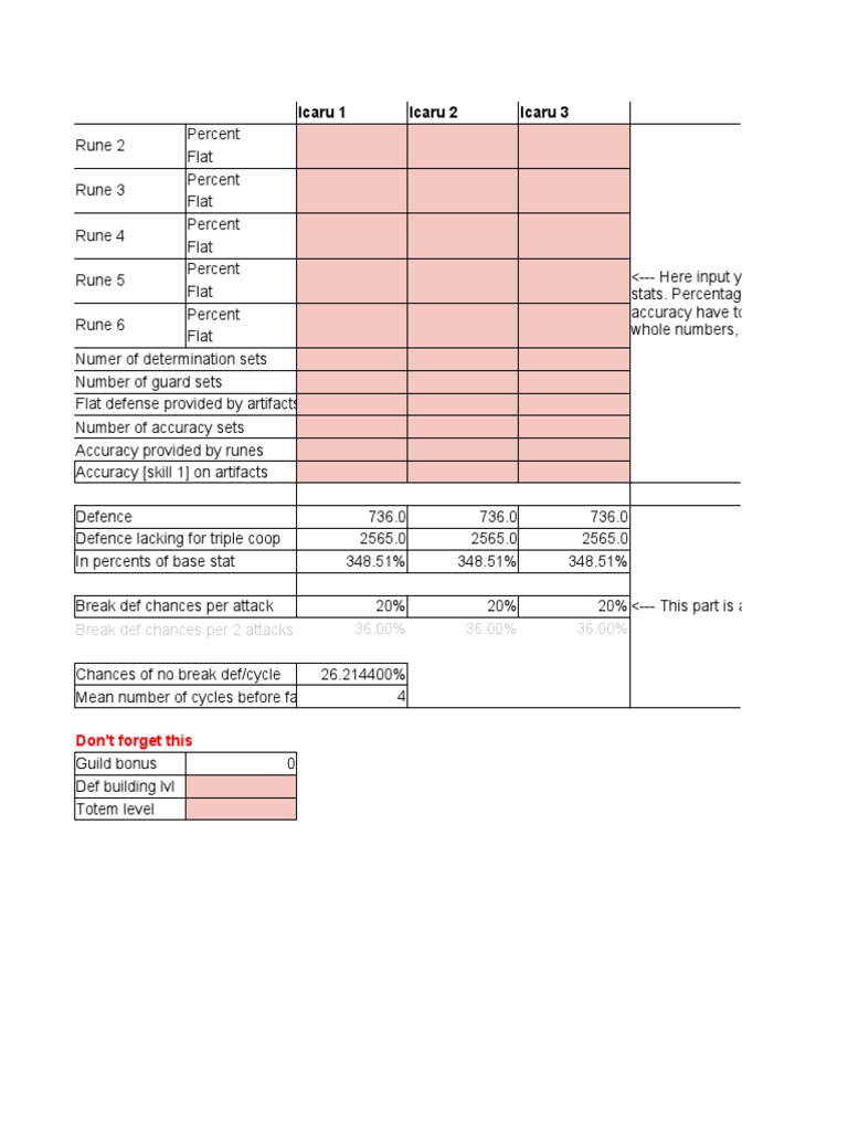 Verde Icaru Speed Tuning Analysis for Giant's Keep B10 | PDF
