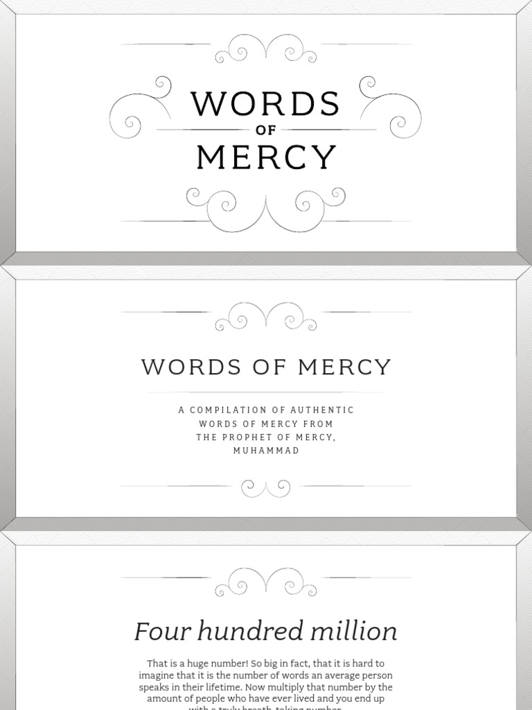 IERA Words of Mercy | PDF | Prophets And Messengers In Islam ...