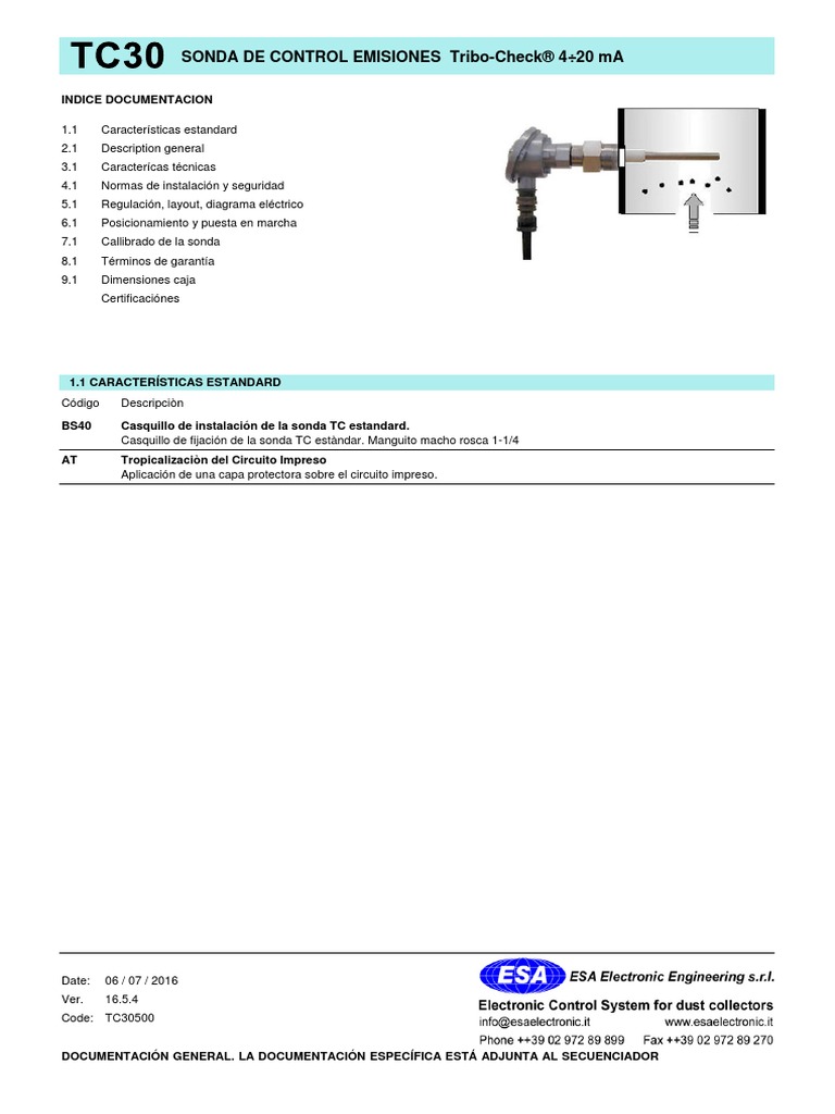 Tribo Check-Tc30 | PDF | Electricidad | Calibración