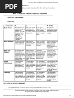 Transcription Rubric - Print View | PDF | Rhythm | Rubric (Academic)
