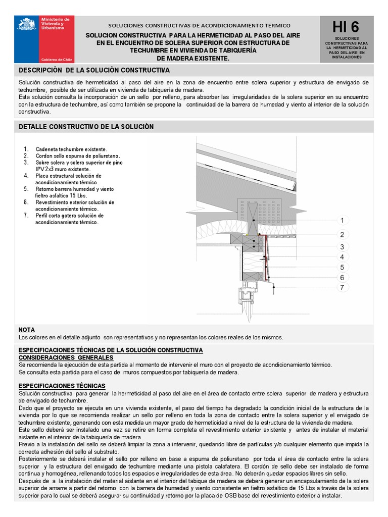 Solución constructiva para mejorar la hermeticidad al paso del aire en viviendas de madera ...