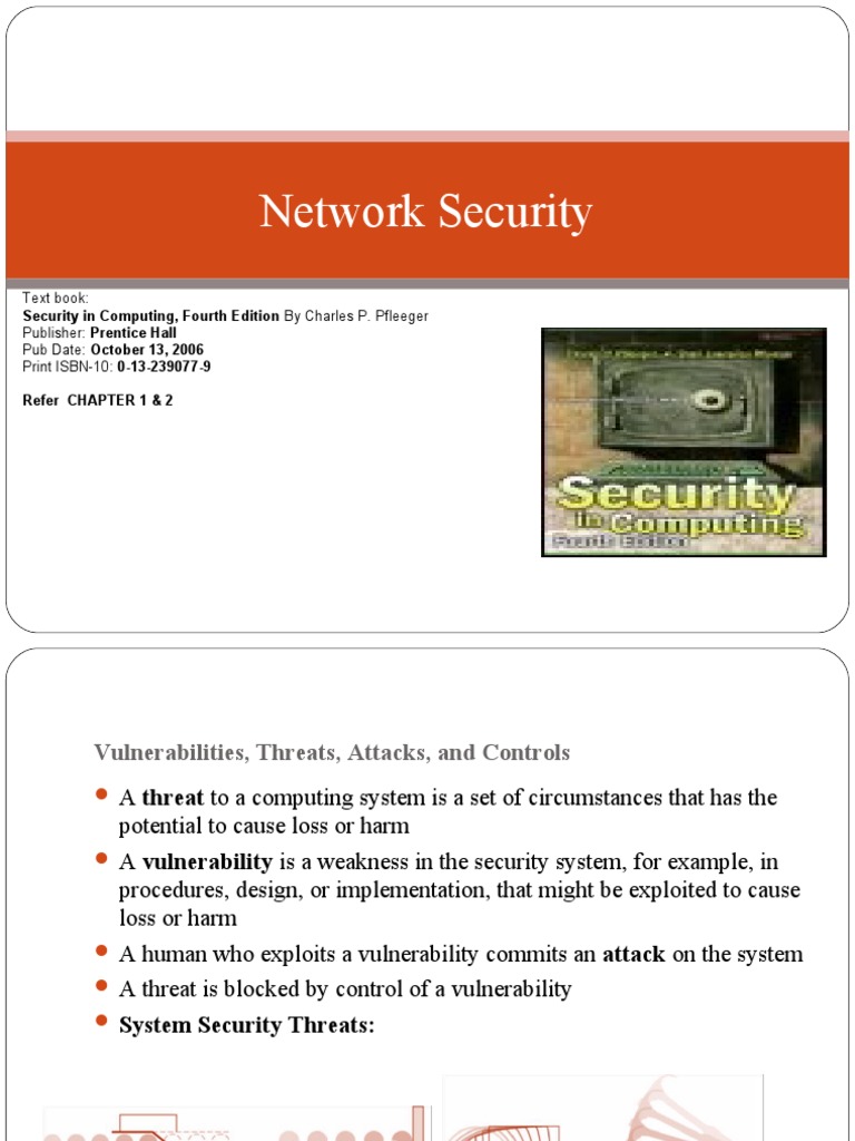 Network Security: Text Book: Publisher: Prentice Hall Pub Date: October ...