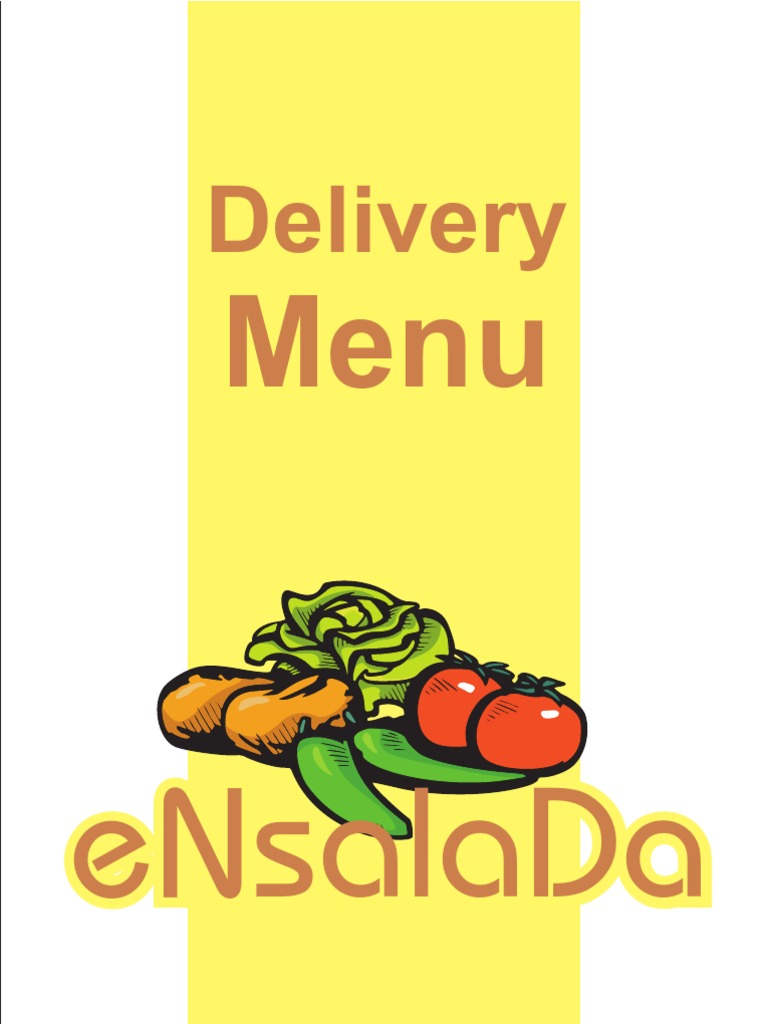 Menu ENSALADA | PDF | Salad | Foods