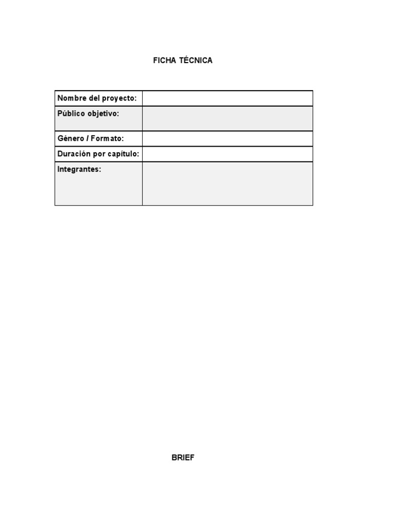 Pasos para La Creación Del Brief | PDF | Documental