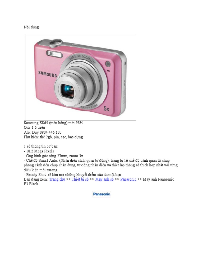 Samsung Es65 | PDF