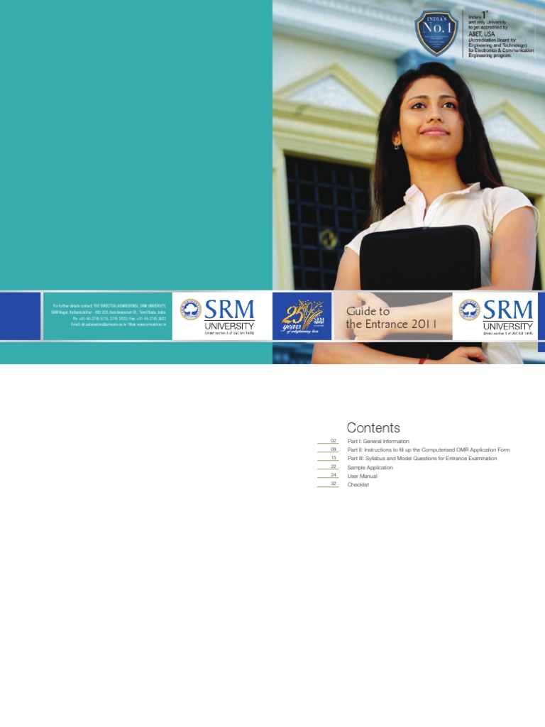 Guide To Entrance Exam | PDF