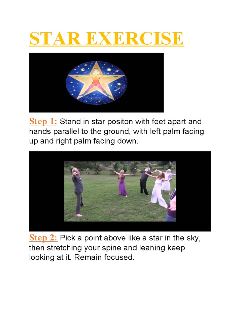 Star Exercise: Step 1 | PDF | Philosophy | Wellness