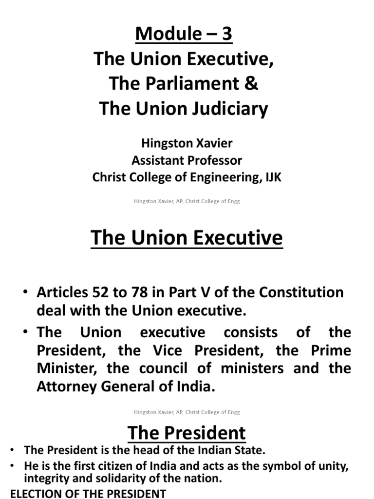 COI - Module - 3 - KQB KtuQbank | PDF | Government Of India | Supreme Court Of India