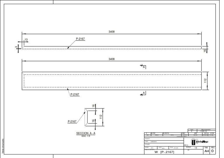 P-2167 - Componente - Rev 0 | PDF