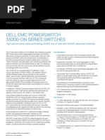 Dell S3248T-ON Switch Spec Sheet | PDF | Network Switch | Usb
