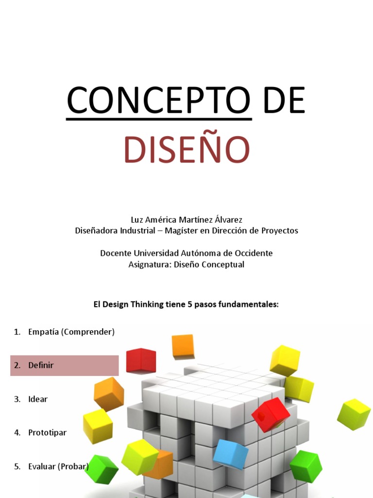 Concepto de Diseno | PDF | Diseño | Concepto