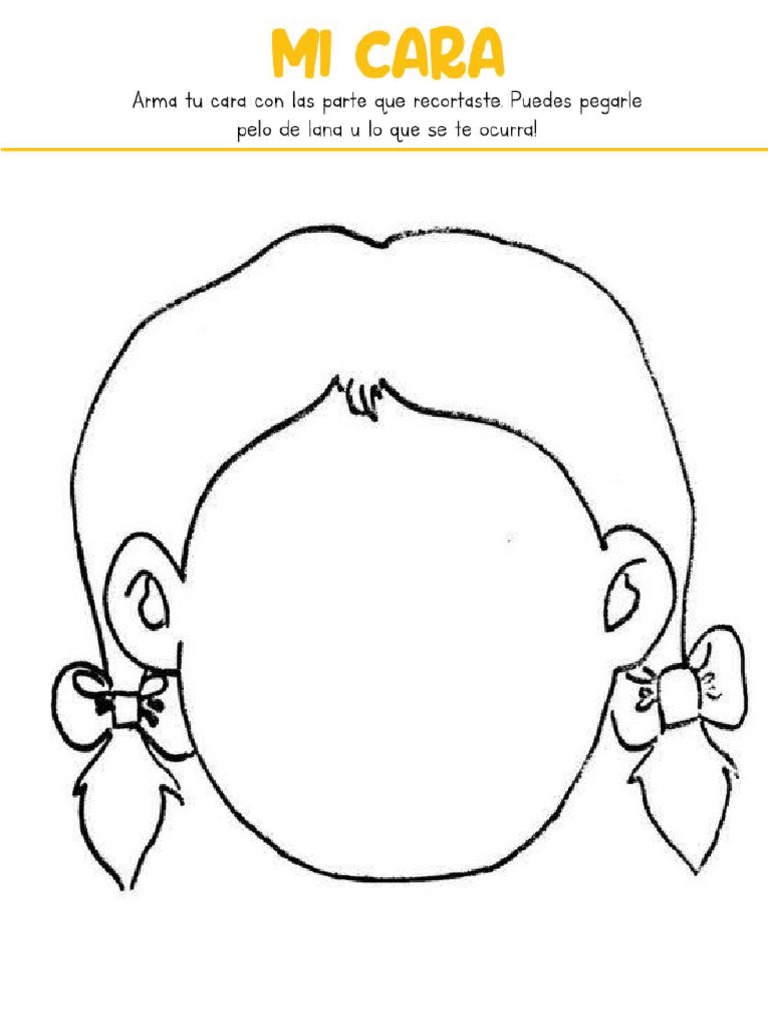 Actividad Mi Cara | PDF