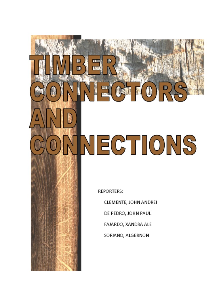Timber Report | PDF | Screw | Civil Engineering