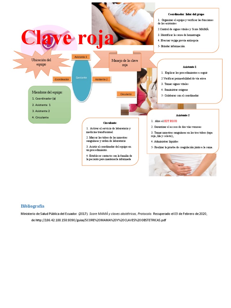 Protocolo de Clave Roja en Obstetricia | PDF | Cuidado de la salud ...