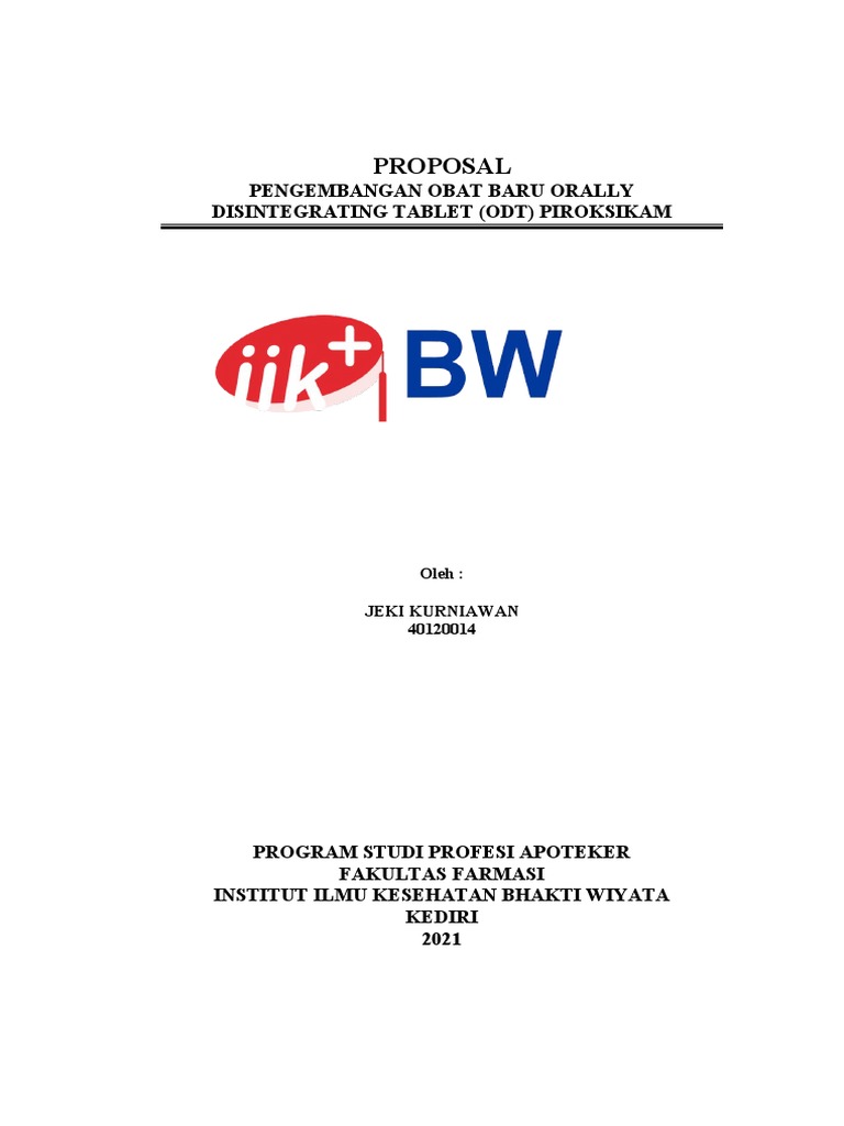 NPD ODT Piroksikam Jeki Kurniawan | PDF