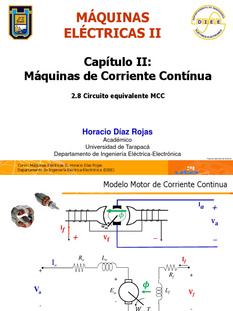 Máquinas de Corriente Contínua 3 | PDF | Motor eléctrico | Inductor