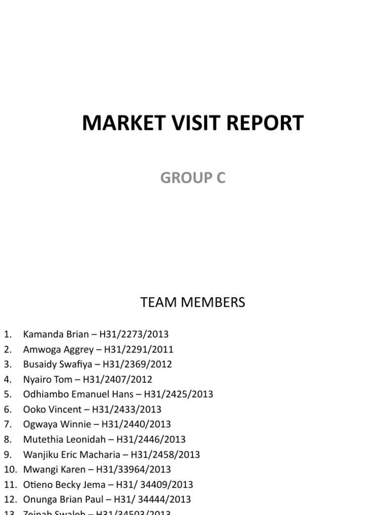 Market Visit Report: Food Options & Costs | PDF | Bean | Coriander