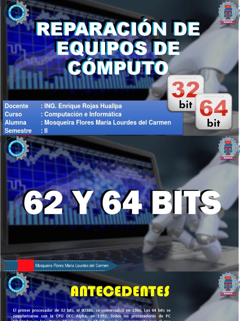 Comparativa 32 bits vs 64 bits | PDF | Computación de 64 bits | Poco