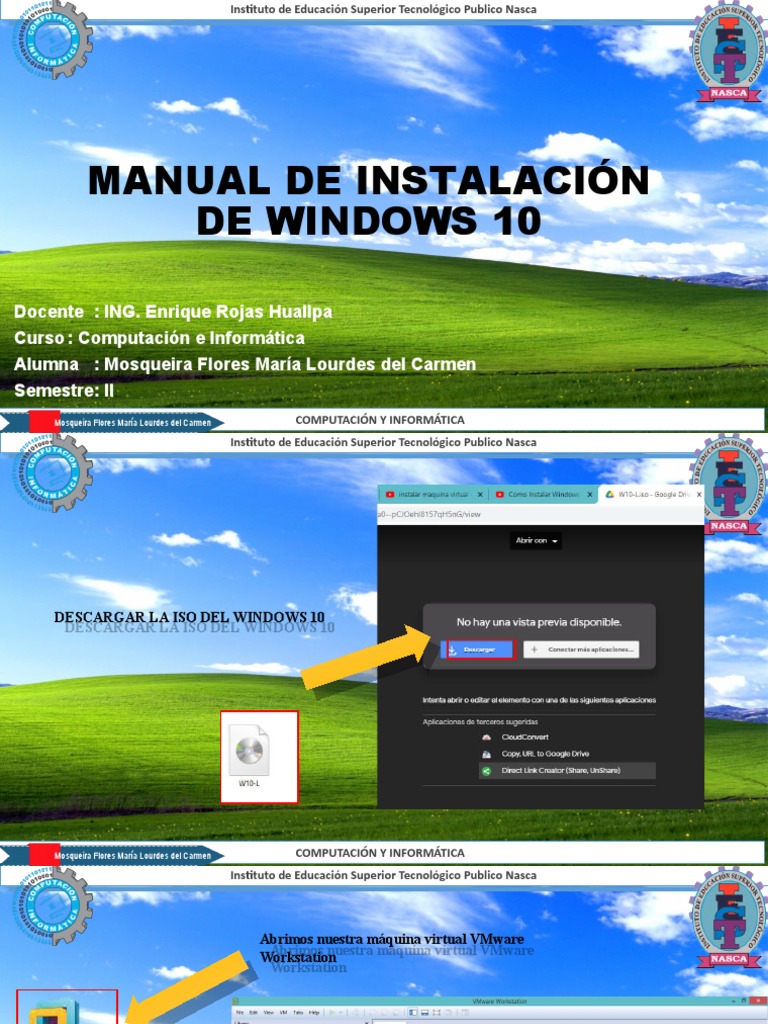 Manual Instalar Sistema Operativo Windows 10 | PDF | Informática ...