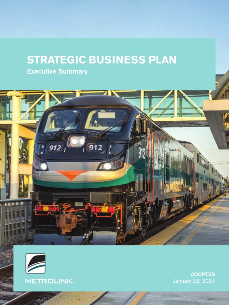 Metrolink Strategic Plan Final Executive Summary R | PDF | Market ...