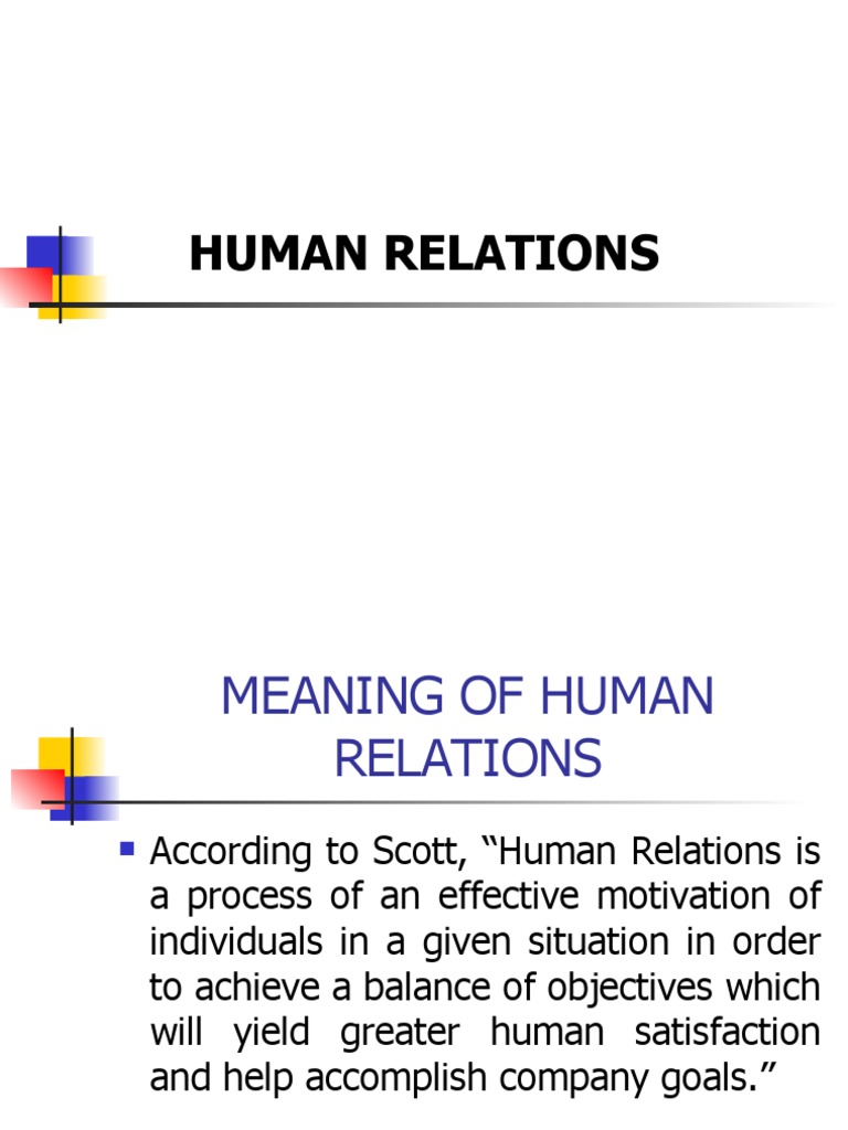 Human Relations | PDF | Employment | Labour Law