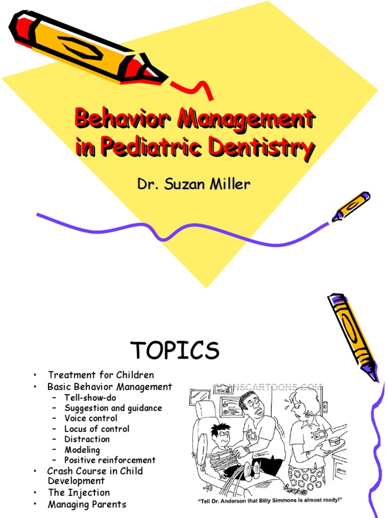 Behavior Management in Pediatric Dentistry - 1 | PDF | Adolescence ...