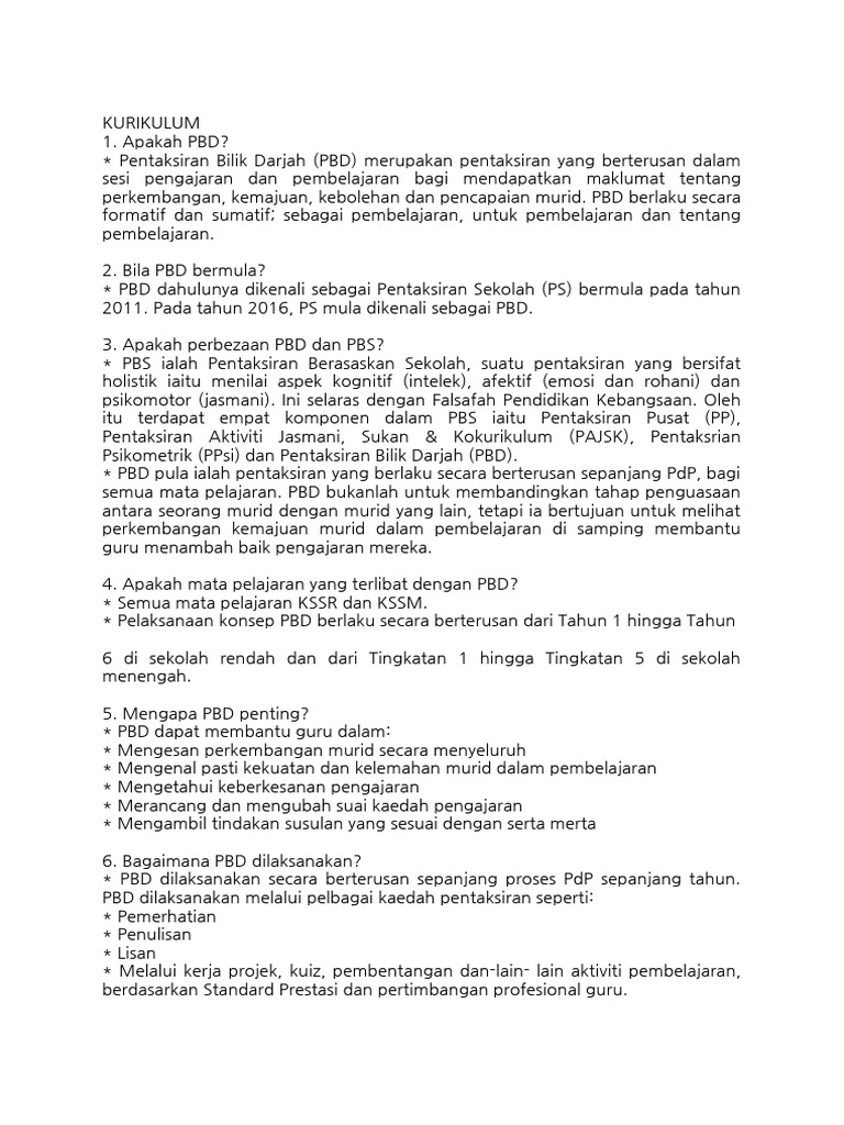 PBD | PDF | Karier & Perkembangan
