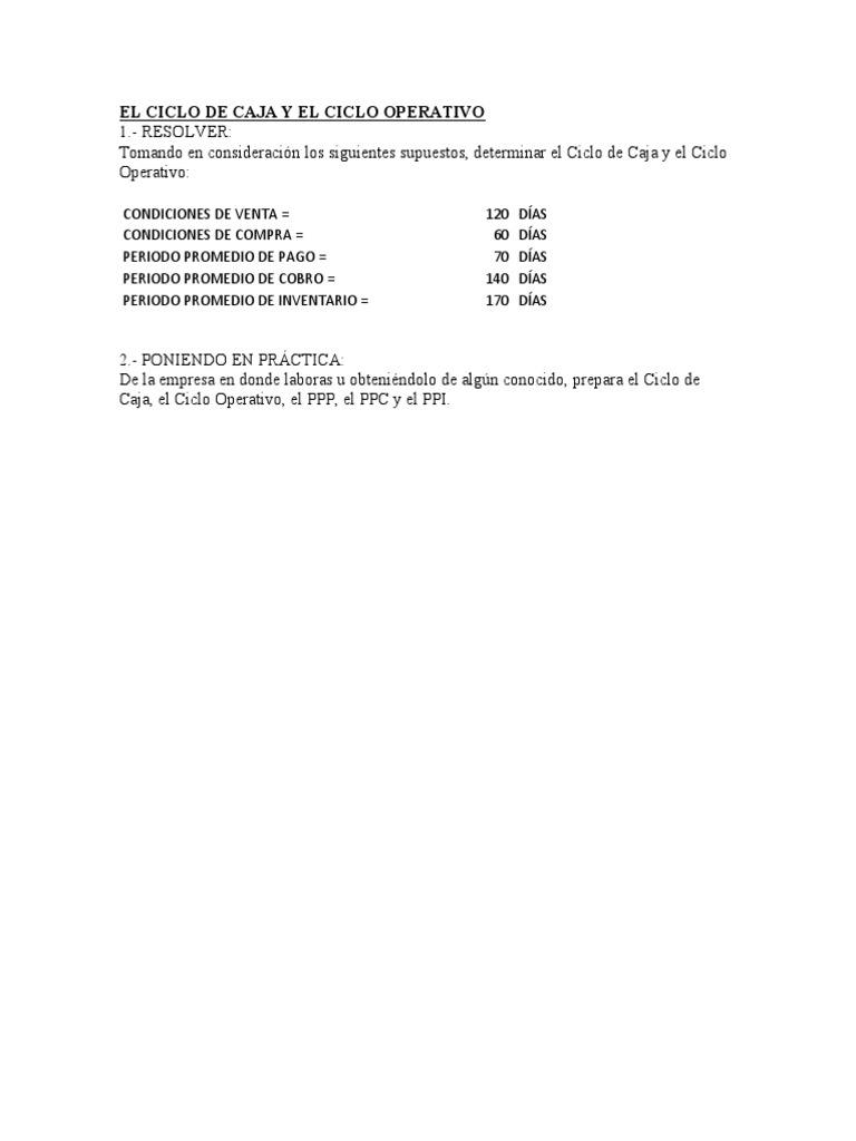 Pc2-Pregunta 2 - Ciclo Operativo | PDF