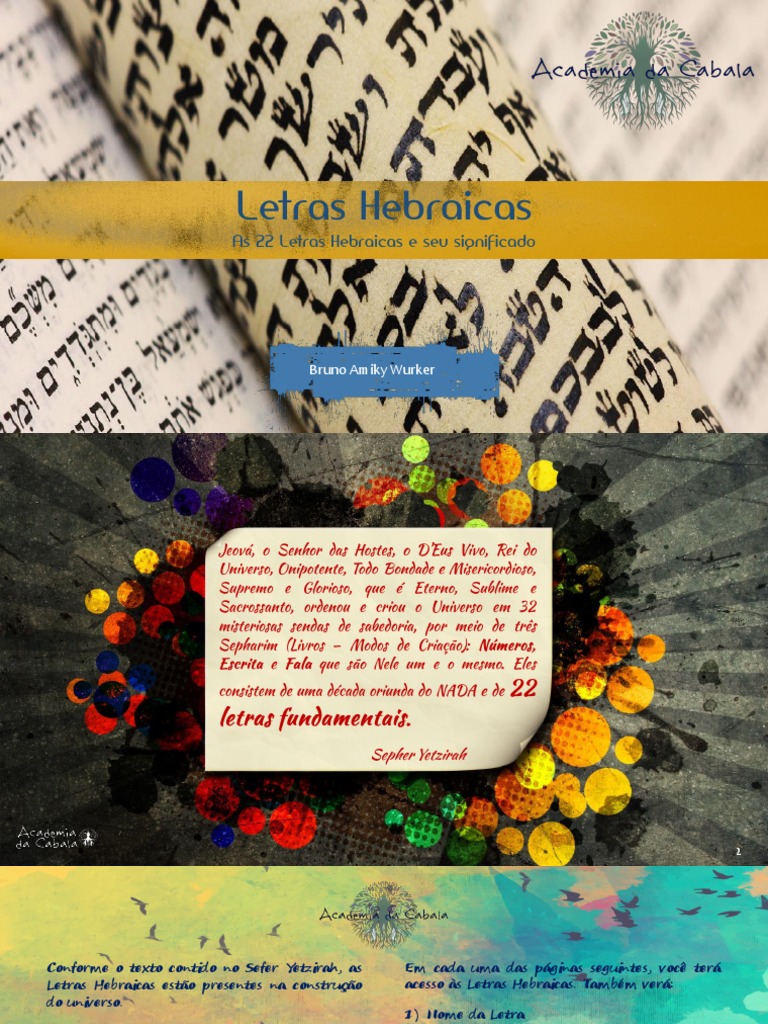 Letras Hebraicas-As 22 Letras Hebraicas e Seu Significado - Bruno Amiky ...