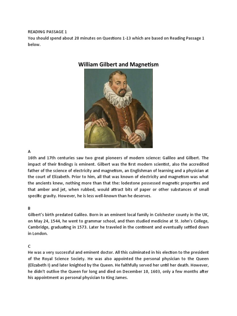 William Gilbert and Magnetism | PDF | Magnetism | Magnet