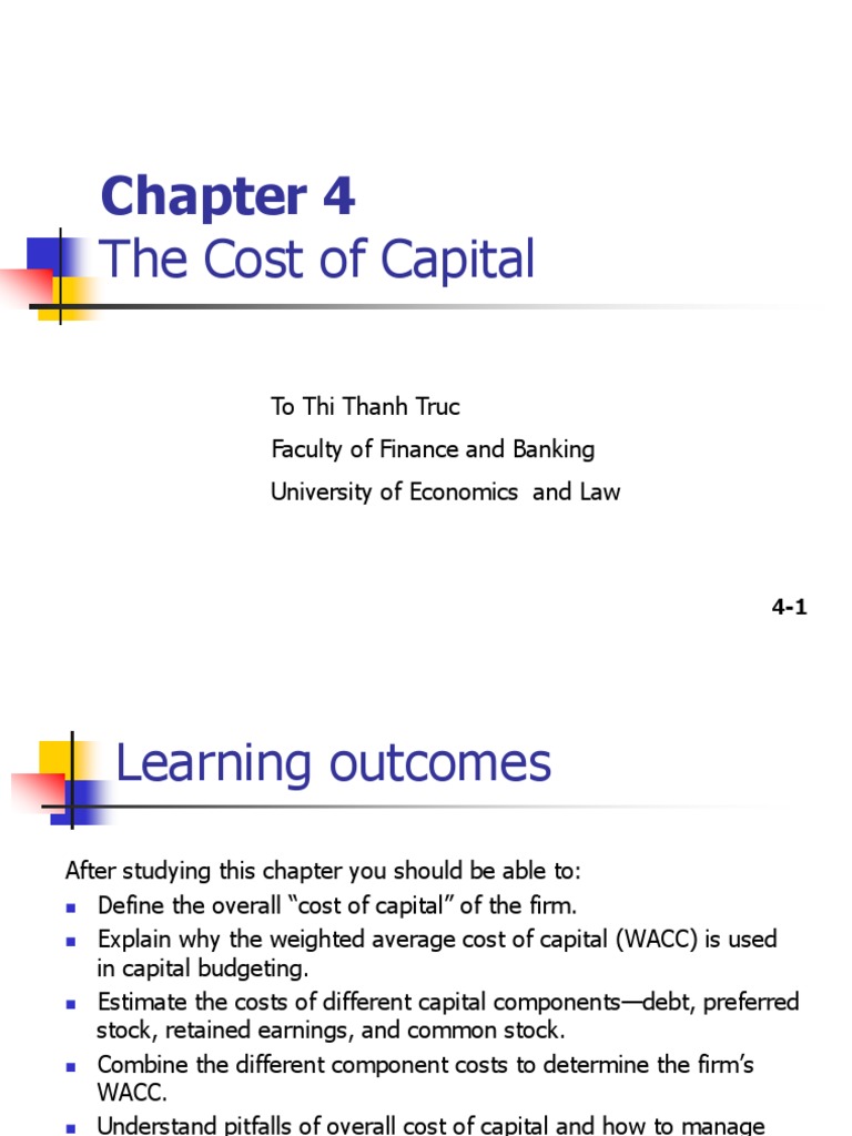 WACC Calculation and Components | PDF | Cost Of Capital | Capital Asset ...