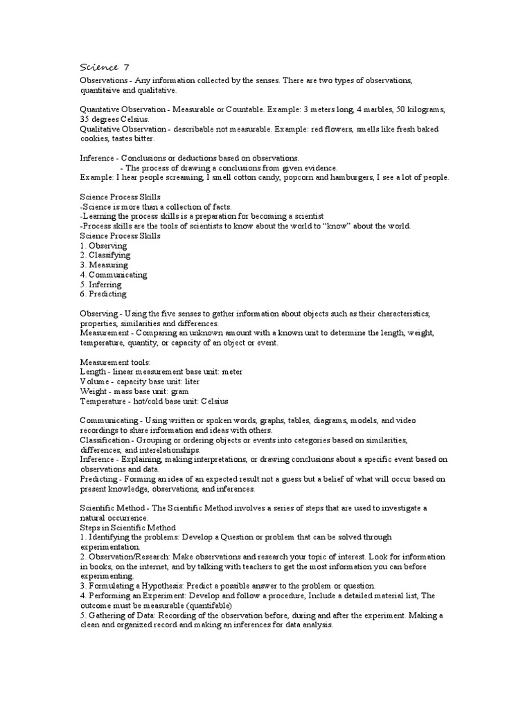 Science 7 Reviewer | PDF | Chemical Compounds | Chemical Substances