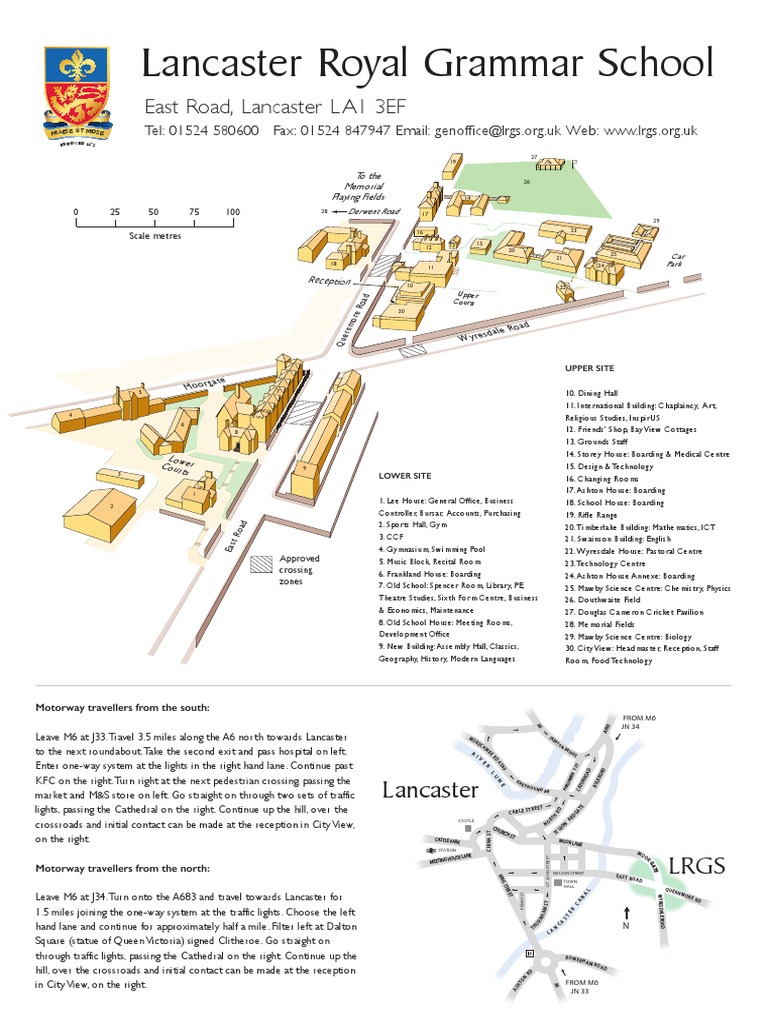 Lancaster Royal Grammar School: East Road, Lancaster LA1 3EF | PDF