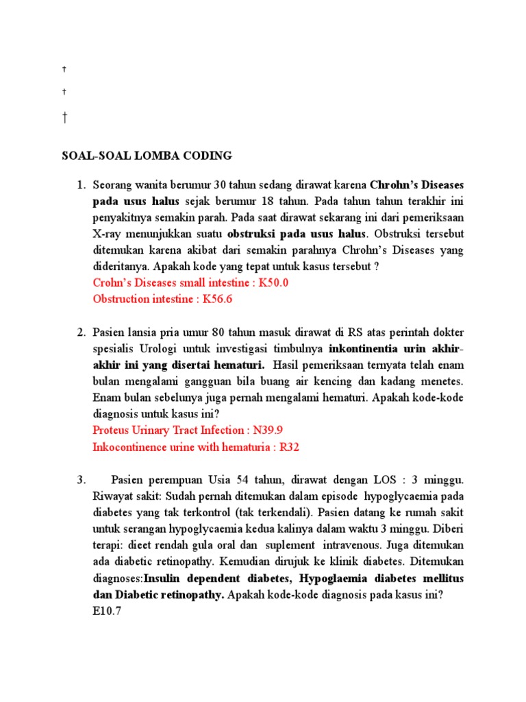 Soal Kasus Dan Jawaban Lomba Coding 1 | PDF | Pengembangan Diri ...